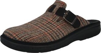 Berkemann Homme Mirko Chausson, Marron foncé, Bleu à Carreaux, 42 2/3 EU