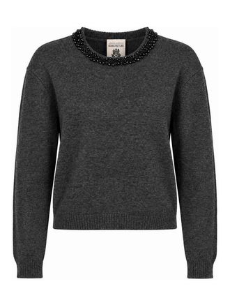 Semicouture Pull Col Rond - Gris
