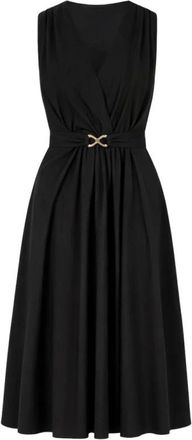 Twinset Femme, Robes, Noir, Taille: 36 FR Midi Dress
