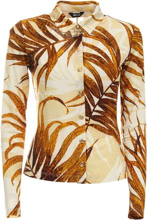 Just Cavalli Femme, Blouses et Chemises, Jaune, Taille: 34 FR Shirt