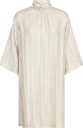 Mos Mosh MOS Mosh - MMKerstine Highneck Dress - Femme - Robes - Beige - Taille: 44 FR