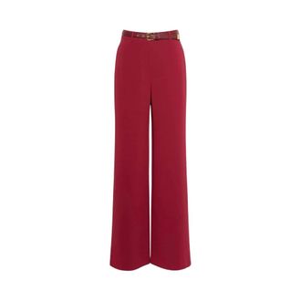 Max Mara Pantalone Wide Leg - - Trousers - Damen - Rot - 2XS