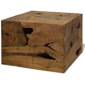 vidaXL Couchtisch 50x50x35 cm Teakholz Braun Vidaxl