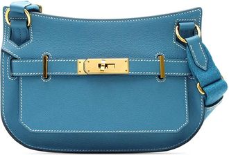 Hermès mini sac à bandoulière Evercolor Jypsiere (2023) - Bleu