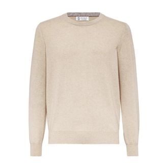 Brunello Cucinelli Kaschmirpullover - - Knitwear - Herren - Beige - L