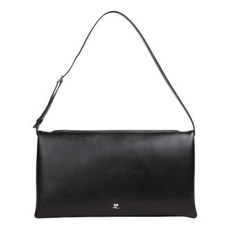 Courr&egrave;ges Cuff Leder Tasche - - Bags - Damen - Schwarzk - ONE SIZE