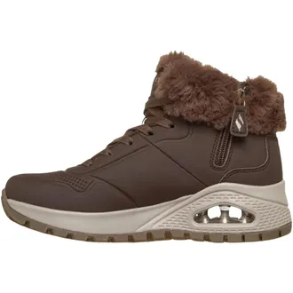 Skechers Botte de neige Uno Rugged - Femme - Chaussures - Brun - Taille: 40 EU