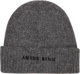 Anine Bing unisex, Accessoires, Gris, Taille: ONE Size Elia Bonnet