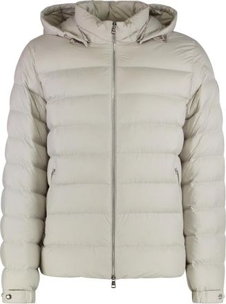 Moncler Homme, Vestes, Gris, Taille: 2XL Arneb Short Down Jacket