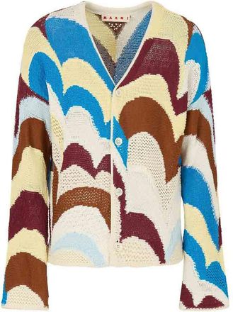 Marni Pull Col Rond - Beige