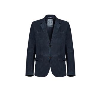 Gimos Leichter Wildlederblazer - - Jackets - Herren - Blau - M