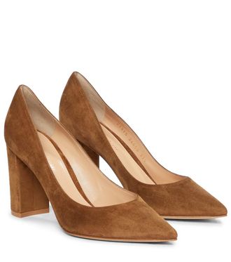 Gianvito Rossi Pumps Piper 85 aus Veloursleder