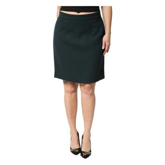 Dolce & Gabbana Mid Waist Mini Skirt - - Skirts - Damen - Gr&uuml;n - XL