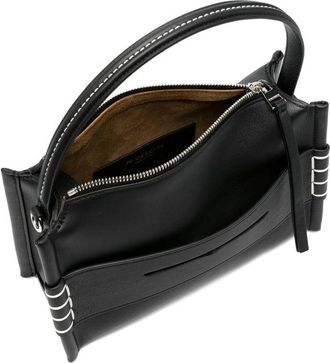 J.W.Anderson Calf Leather Top Handle Bag - Black