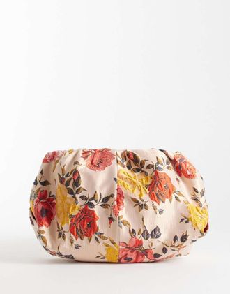 Asos pochette souple en jacquard fleuri-Multi