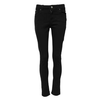 Dolce & Gabbana Schwarze Skinny Denim Jeans - - Jeans - Damen - Schwarzk - 2XS