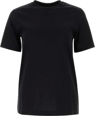 Burberry Femme, Tops, Noir, Taille: 36 FR T-Shirt en coton