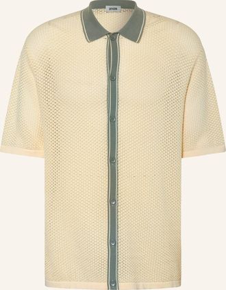 Drykorn Drykorn Strickhemd Dantte Relaxed Fit beige
