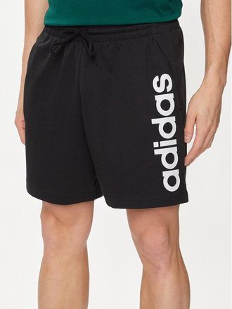 adidas Sportshorts AEROREADY Essentials Single Jersey Linear Logo Shorts IC0062 Schwarz Regular Fit