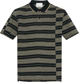 Isabel Marant polo &agrave; rayures Safko - Noir