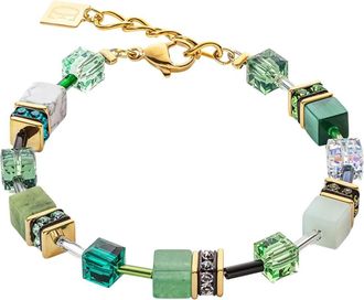 Coeur de Lion Armband - GeoCUBE Iconic Precious Armband - Gr. ONE SIZE - in Gr&uuml;n - f&uuml;r Damen