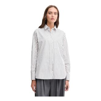 Lacoste Chemise oversize en popeline de coton - Femme - Blouses et Chemises - Multicolore - Taille: 40 FR