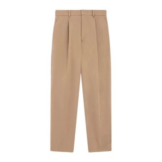 PT01 Pt01, Femme, Pantalons, Brun, Taille: 48 FR Cropped Pantalons