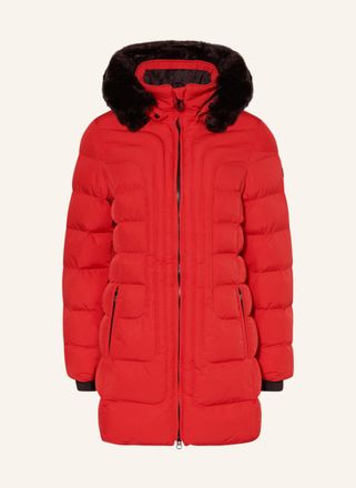 Wellensteyn Wellensteyn Steppmantel Belvitesse Long Mit Abnehmbarem Kunstpelz rot