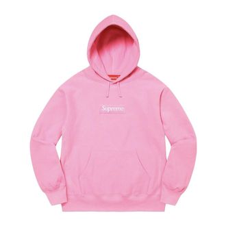 SUPREME Homme, Sweatshirts et sweats &agrave; capuche, Rose, Taille: XL &Eacute;dition Limit&eacute;e Box Logo Sweat &agrave; Capuche Rose