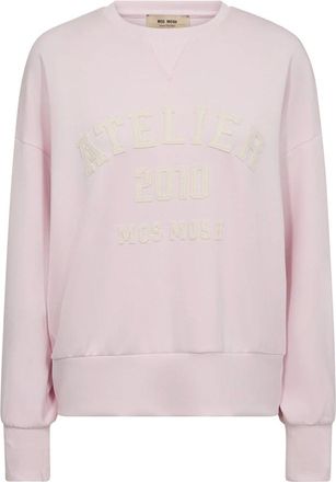 Mos Mosh MOS Mosh, Femme, Sweatshirts et sweats &agrave; capuche, Rose, Taille: 36 FR MMNima O-LSSweaT-shirt