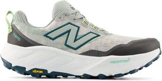 New Balance Herren Fresh Foam X Hierro v9 in Grau/Gr&uuml;n, Synthetik, Gr&ouml;&szlig;e 40.5