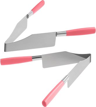 DOITOOL 2 Stück Kuchenschneider Kuchen Pizza Pie Server Edelstahl Heber Werkzeug zum Servieren von Kuchen, Desserts, Gebäck, Brot