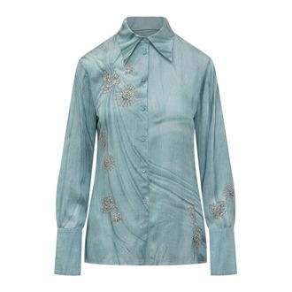 Pinko Pinko, Damen, Blusen & Hemden, Blau, MGr&ouml;&szlig;e