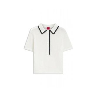 HUGO BOSS Femme, Tops, Beige, Taille: 38 FR Polo