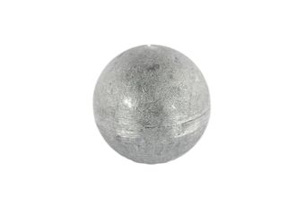 Rasteli Luz Your Senses Metallkerze Kugelkerze Schwarz-Schwarz Silber D 10 cm pro 2 St&uuml;ck