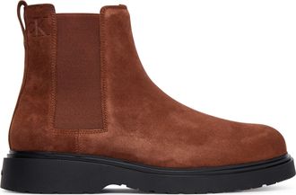 Calvin Klein Klassische Stiefeletten Calvin Klein Combat Ess Chelsea Boot Su YM0YM01372 Braun