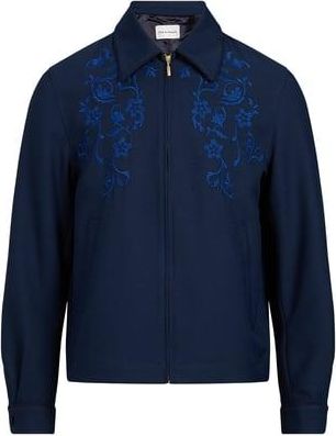 Dr&ocirc;le de Monsieur Veste droite col classique brod&eacute;e