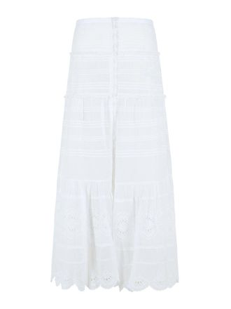 Isabel Marant Jupe Midi - Blanc