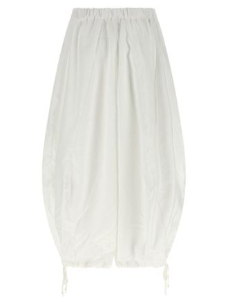 Comme Des Gar&ccedil;ons Womens White Polyester Casual Pants