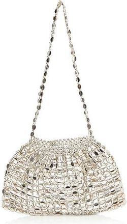 Mymo Sac à Main, Pochette Femme, argenté, Einheitsgröße