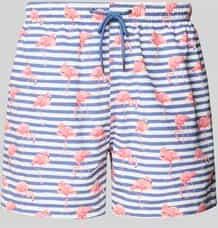 Mc Neal Badehose im Allover-Look mit elastischem Bund