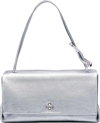 Marc Jacobs Femme, Sacs, Gris, Taille: ONE Size The Metallic Large Dual Leather Bag