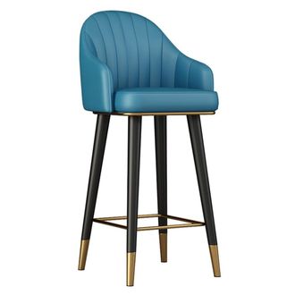 Generic GIZNXBA Drehbare Barhocker Mit R&uuml;ckenlehne Moderne Gepolsterte Barstuhl H&ouml;henverstellbar In Thekenh&ouml;he Mit Armlehnen Tresenhocker K&uuml;che Drehbar Bistro