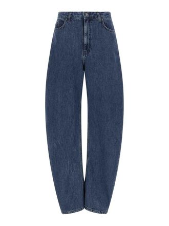 Rotate Straight Leg Jeans - Blau