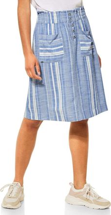 Street One Damen Midi Rock, original Blue, 34