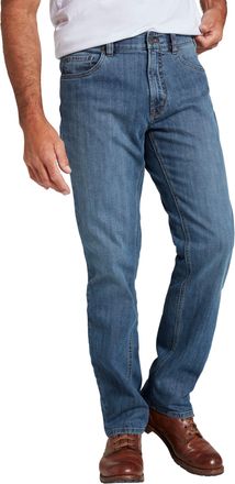 JP1880 Herren große Größen Übergrößen Menswear L-8XL Jeans, 5-Pocket, elastischer Komfortbund, Regular Fit Blue Denim 54 703353902-54