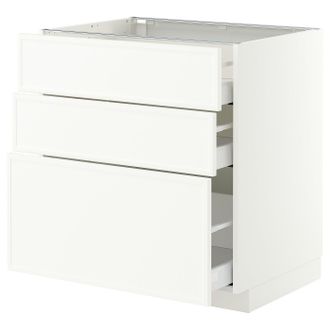 IKEA METOD / MAXIMERA Unterschrank mit 3 Schubladen