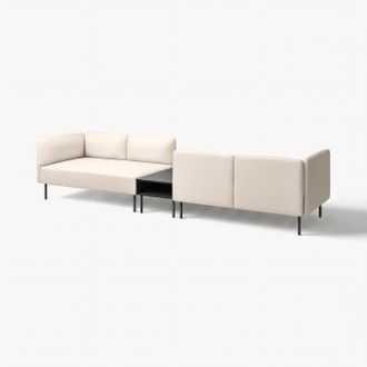 IKEA LILLEHEM 4er-Sitzelement mit Ablage