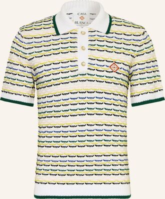 Casablanca Strick-Poloshirt beige
