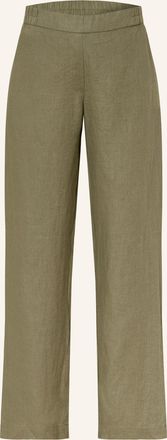 Lilienfels Lilienfels Marlenenhose Anton Aus Leinen gruen